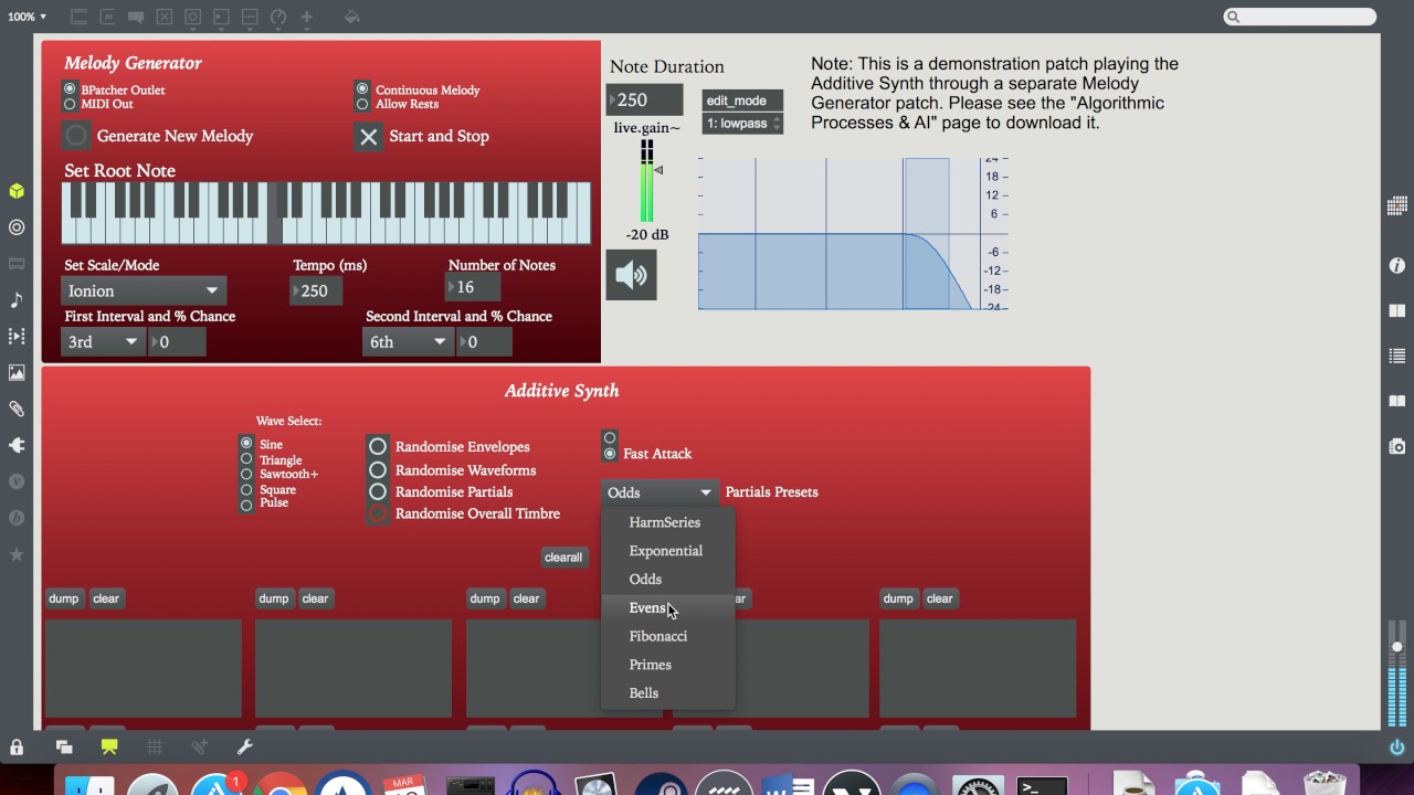 Additive Synth Max Msp Youtube