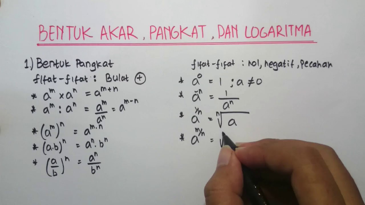 Cara Mudah Logaritma