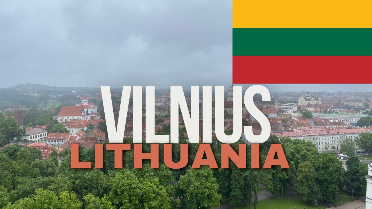 Vilnius Lithuania Walking Tour 4k Youtube