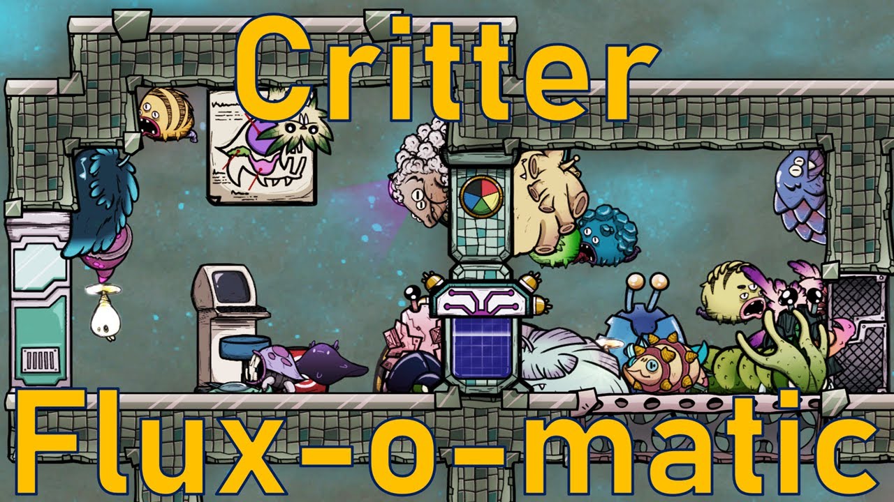 Oxygen Not Included Tutorial Bites Critter Flux O Matic Youtube