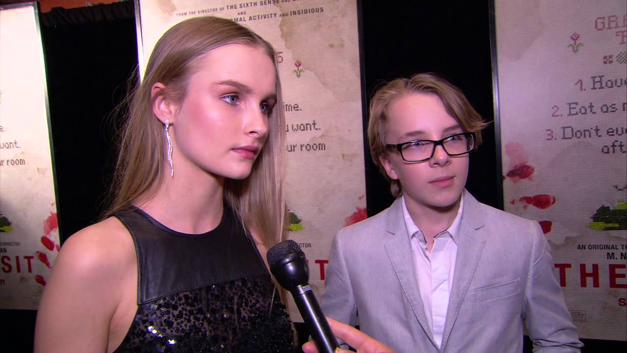 The Visit Premiere Interview Olivia Dejonge Ed Oxenbould Youtube