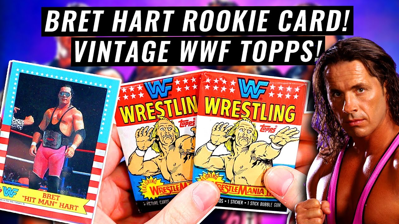 Opening Wwf Topps 1987 Trading Cards Pulling Bret Hart S Wwf Rookie