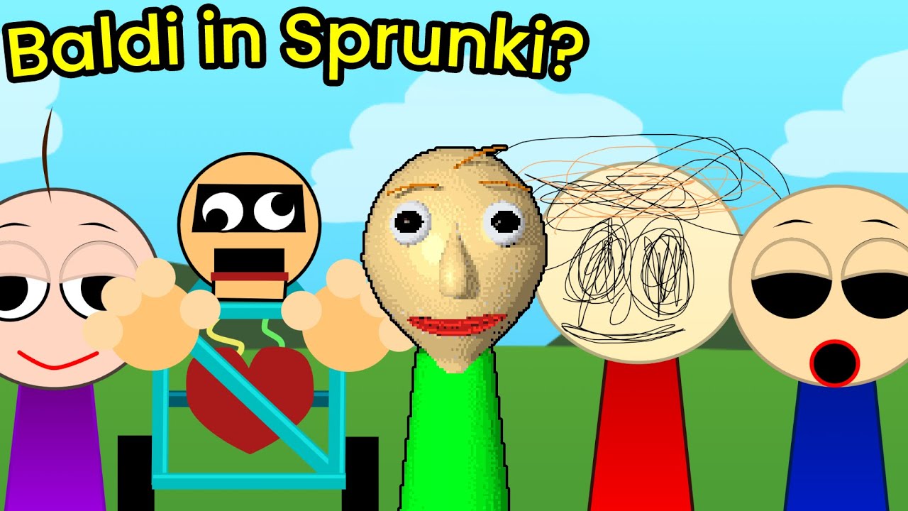 Sprunki But Baldi Is Actually There Youtube