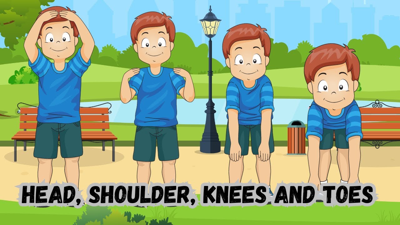 Head Shoulder Knees And Toes English Poem Nursery Rhymes Kid S