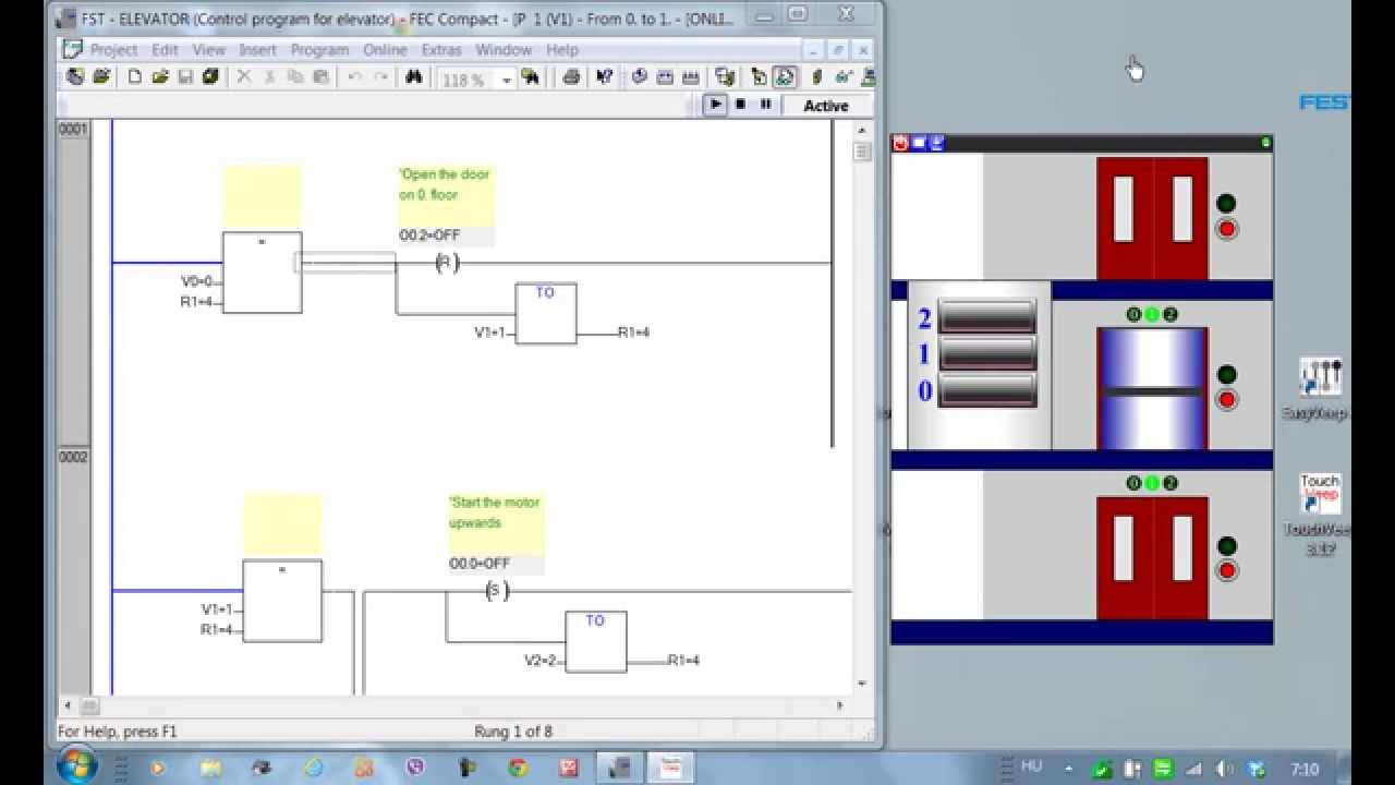 Plc Programming Elevator Control Easyveep Youtube