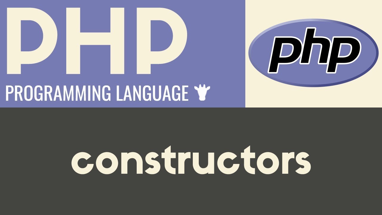 Constructors Php Tutorial 30 Youtube