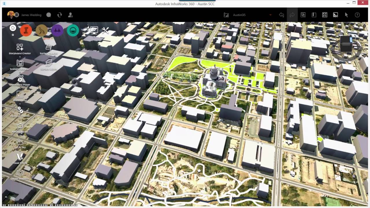 Navigating An Infraworks 360 Model Youtube