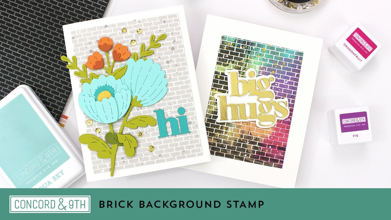 Brick Background Stamp Youtube