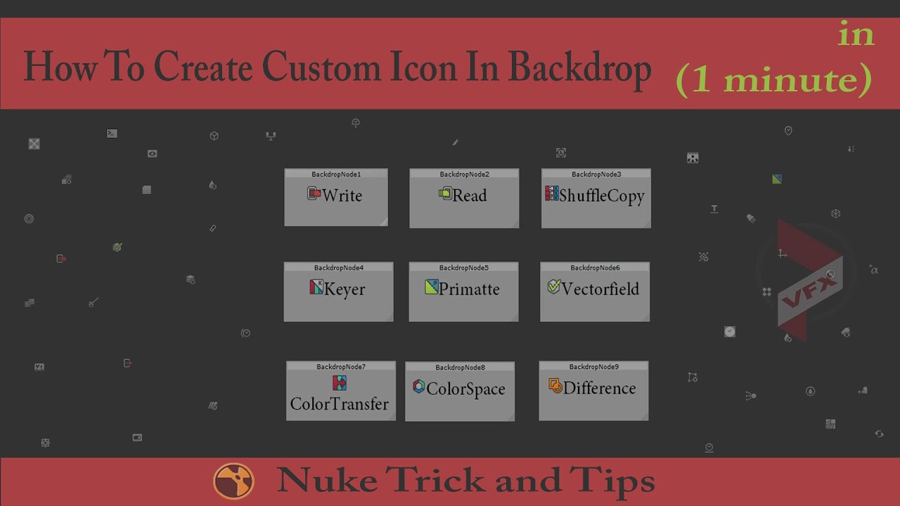 Nuke Tutorials How To Create Custom Icons In Backdropnode 1 Minute