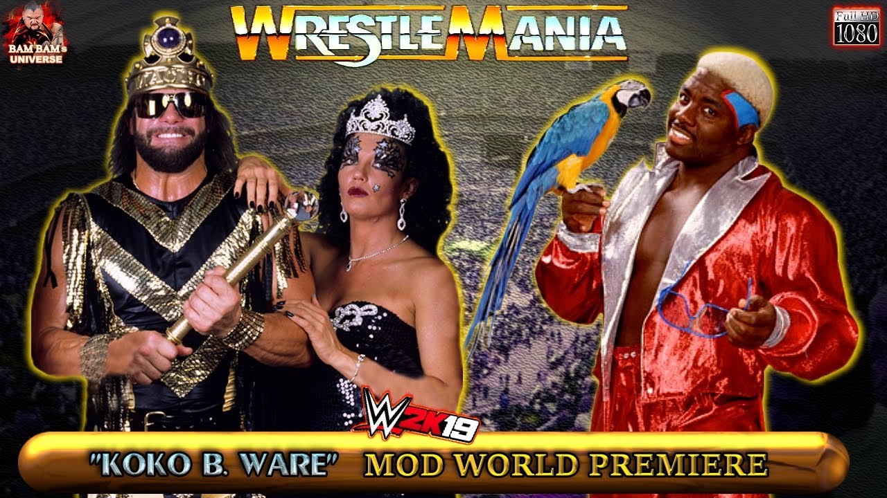 Koko B Ware Vs Macho King Randy Savage Queen Sherri Handicap Match