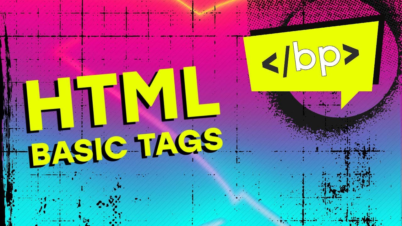 Html And Basic Tags Youtube