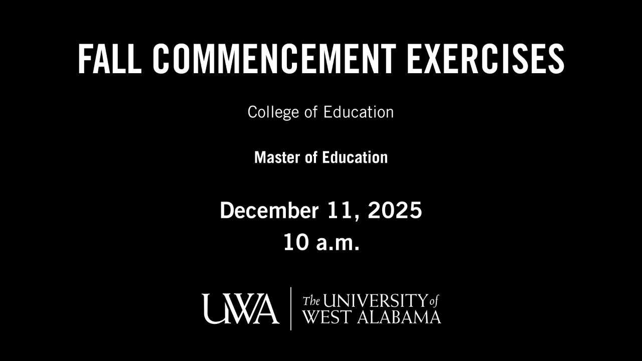 Uwa Fall Commencement 2025 Coe December 11 10am Youtube