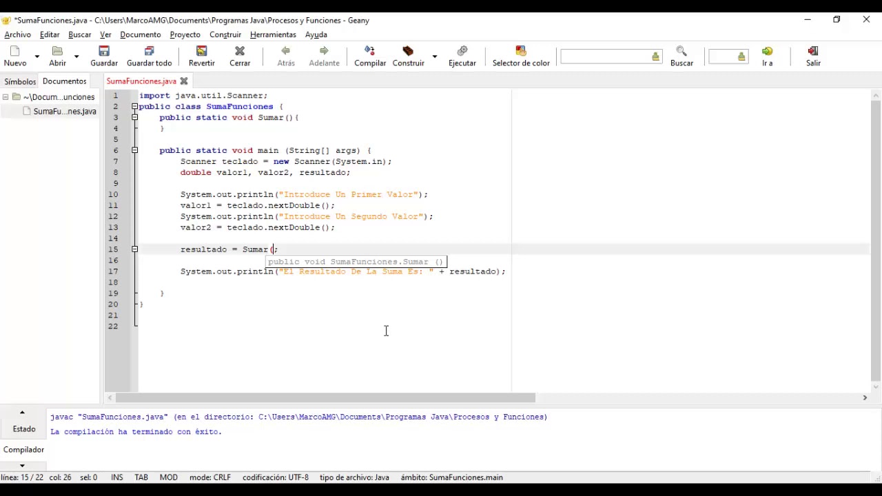 Suma De Dos Numeros En Java Estudio447