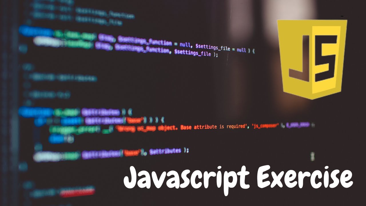 Javascript Exercises For Beginners Youtube