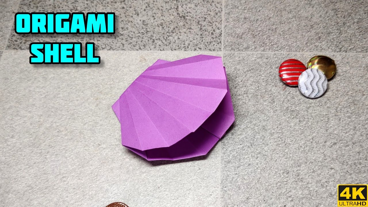Origami Shellfish Origami Shell Origami Tutorial Paper Craft