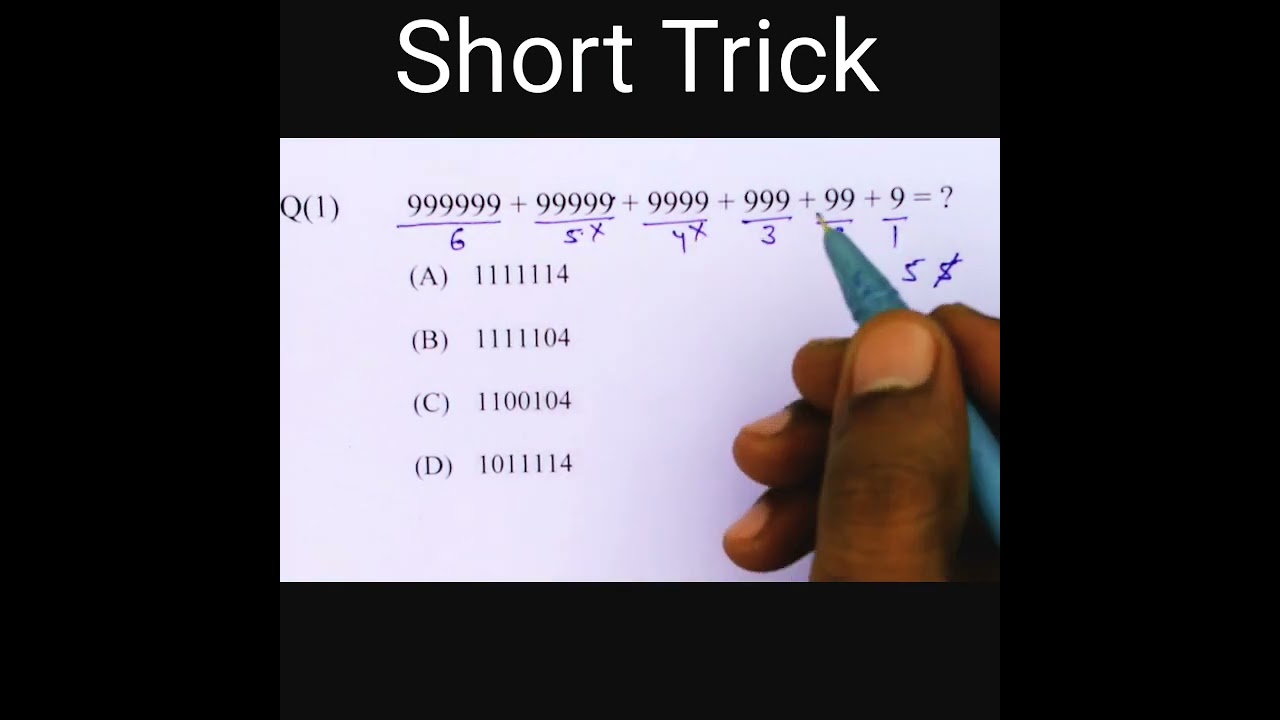 Maths Short Trick Shorts Trick Youtube