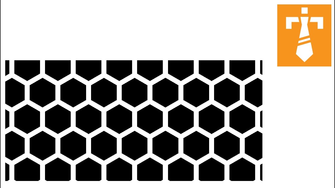 Illustrator Tutorials Make A Hexagon Patterns Youtube
