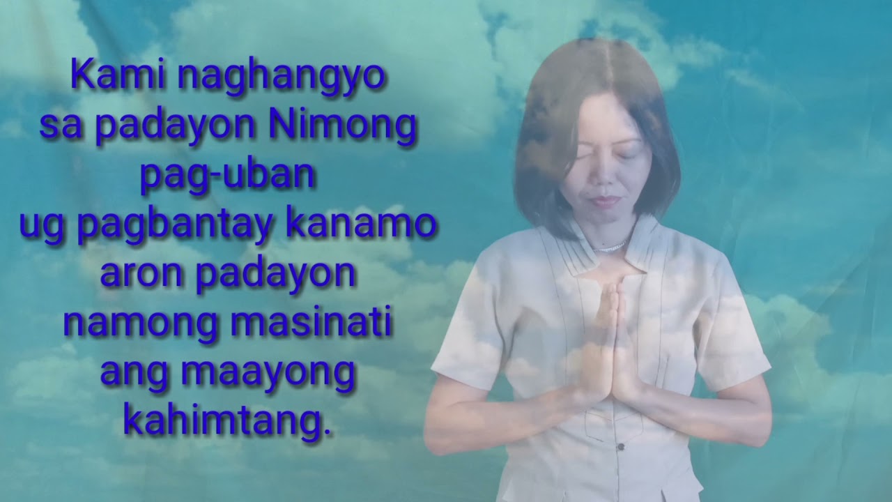 Opening Prayer Before The Class In This Time Of Pandemic Visayan