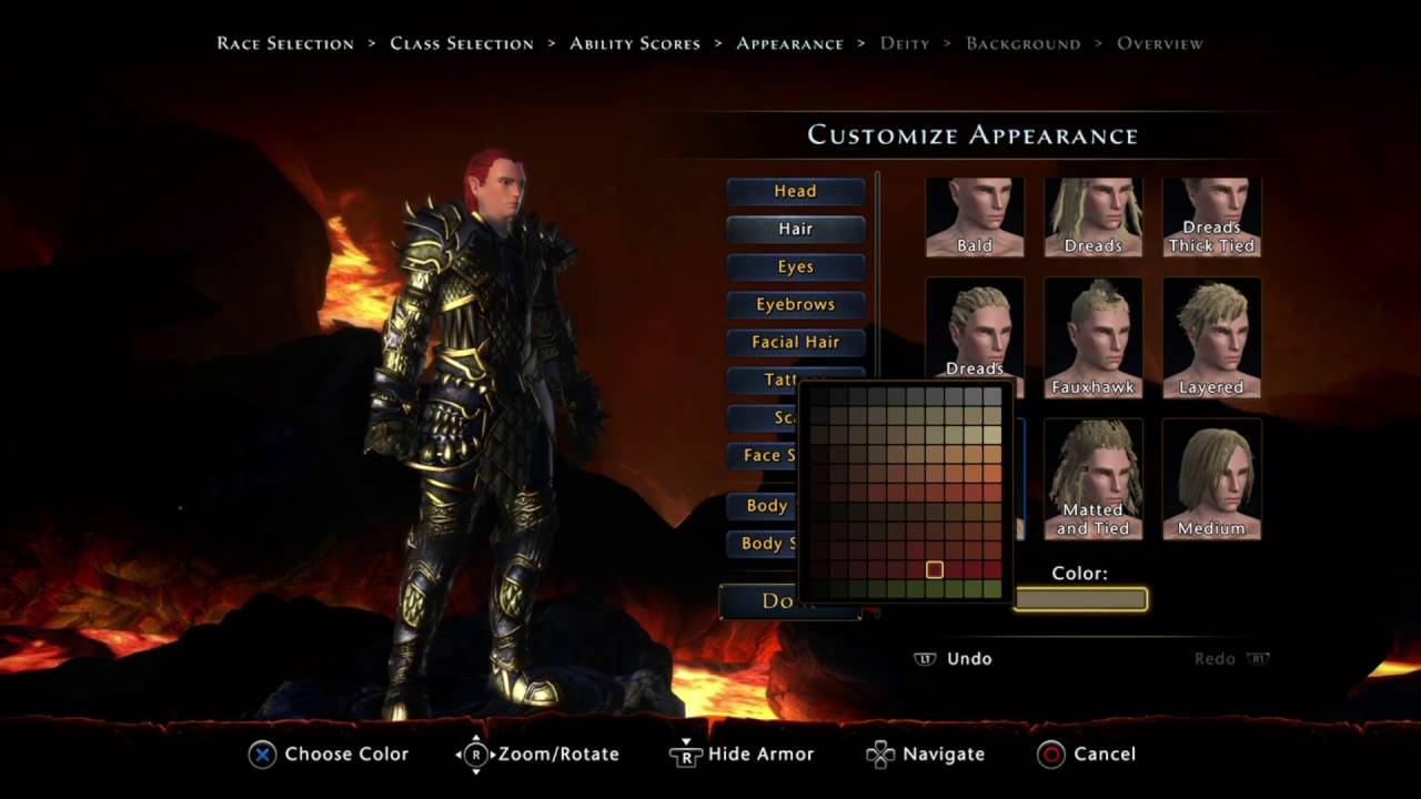 Neverwinter Full Character Creation All Races Classes Options