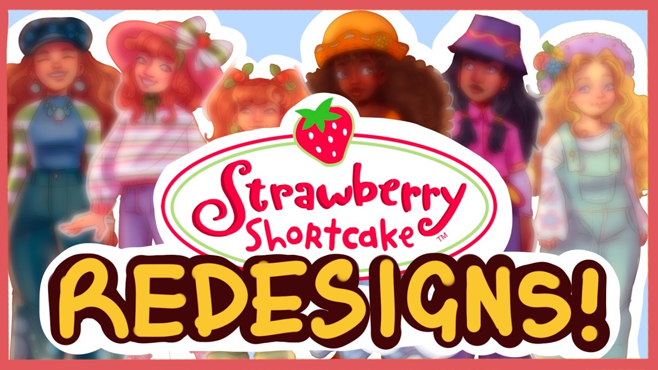 Redesigning Strawberry Shortcake Characters рџќ Speedpainting