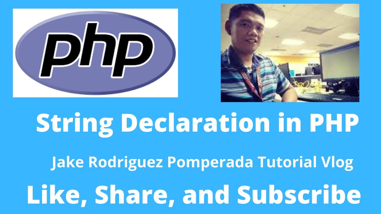 String Declaration In Php Youtube