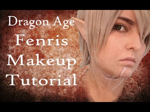 Makeup Tutorial Fenris Dragon Age 2 Youtube