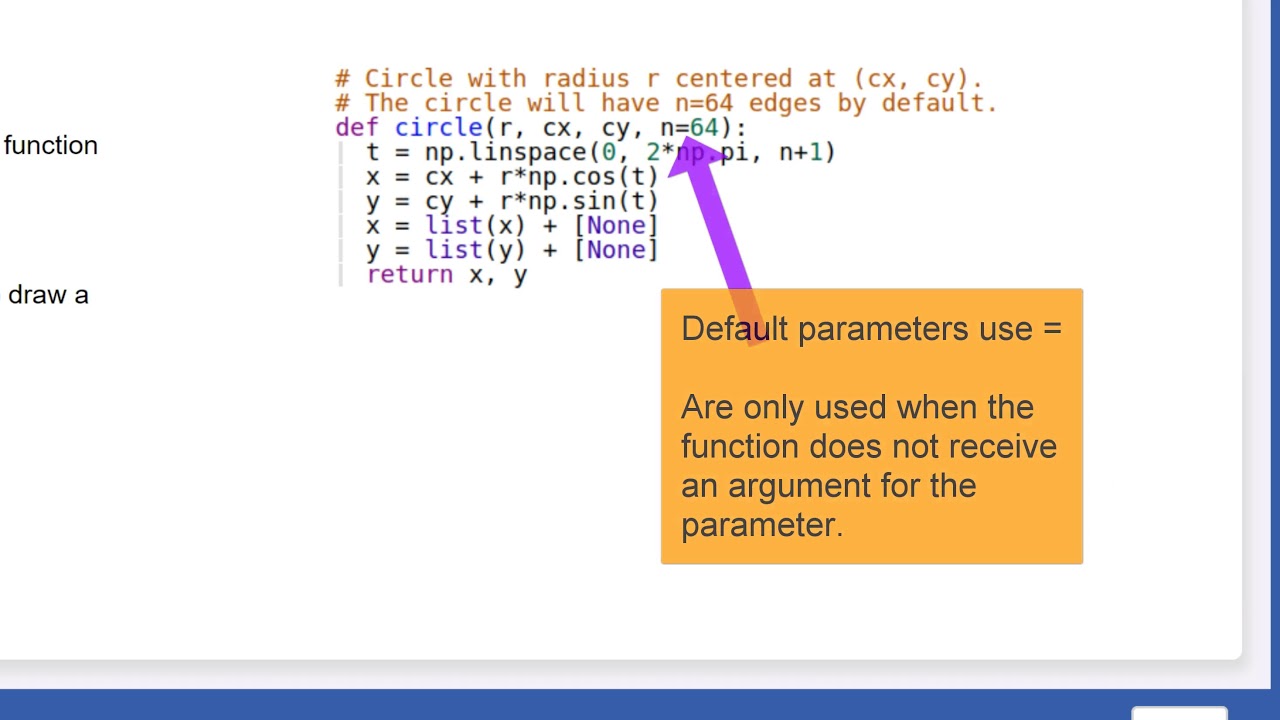 Parameters Python Python Programming An Introduction To Computer