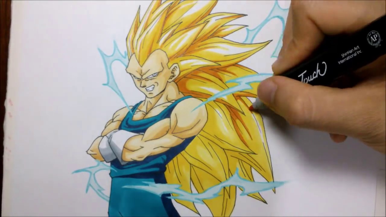 Vegeta Ssj3 Drawing