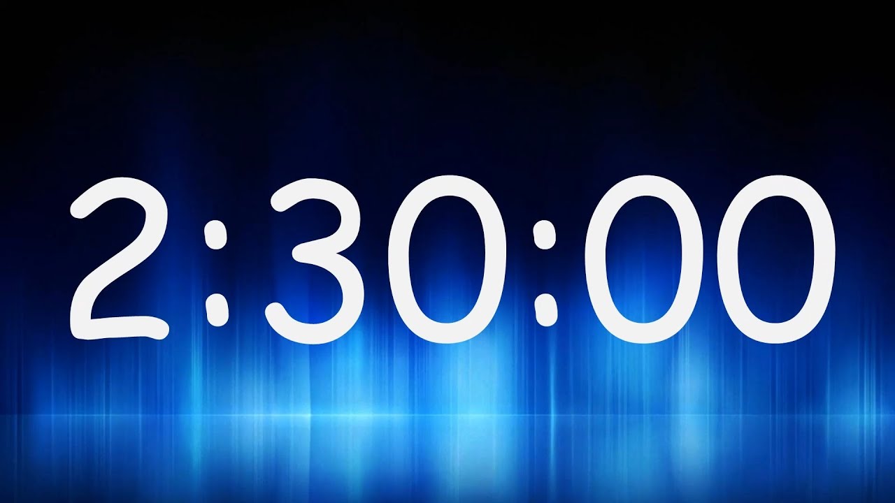 2 Hours 30 Minutes Timer Countdown From 2h 30min Youtube