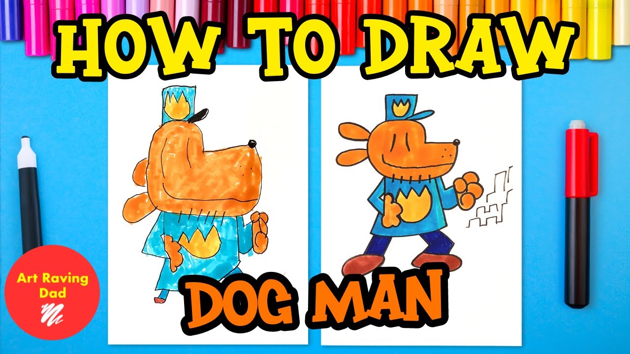 How To Draw Dog Man Youtube
