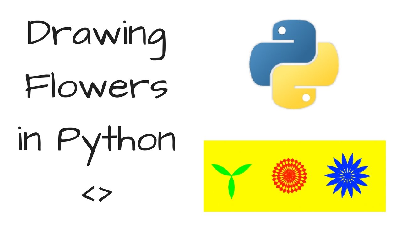 How To Draw Flower In Python