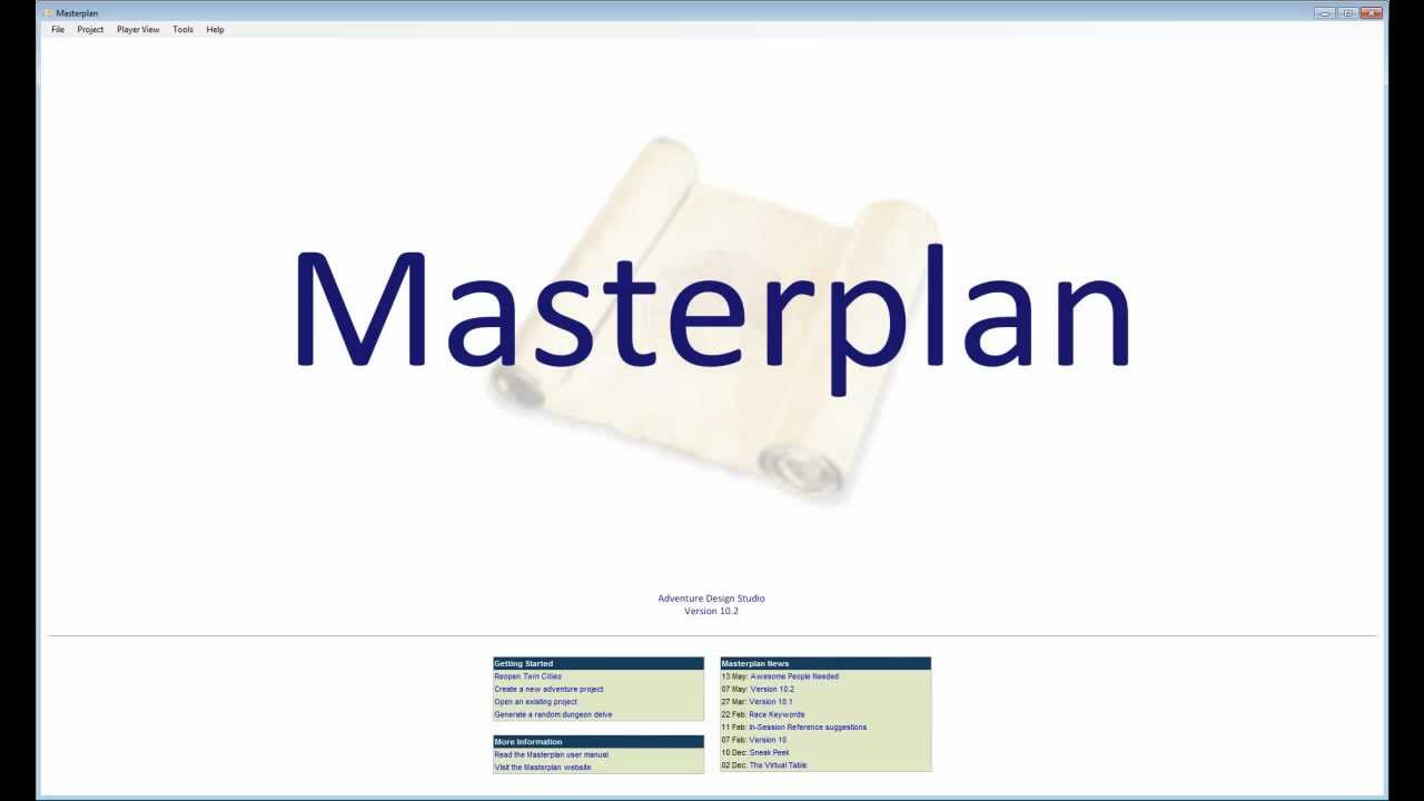 Masterplan Tutorial Chapter 1 Youtube