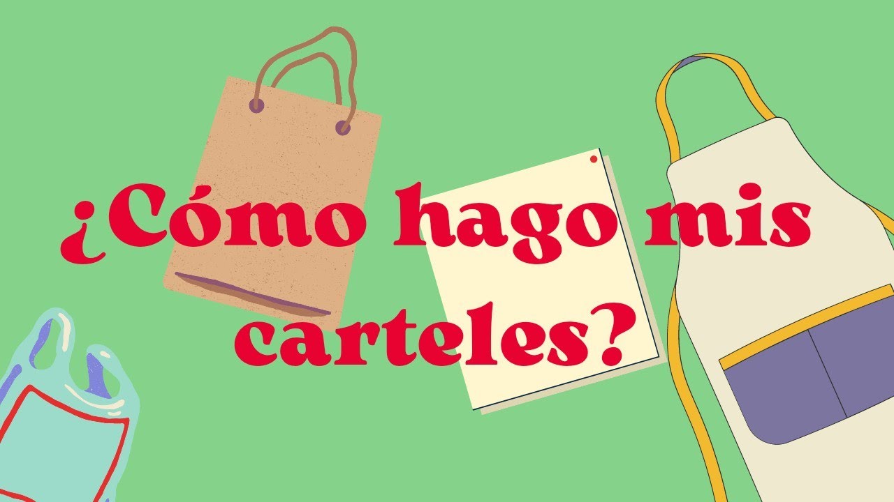 Cómo Hacer Anuncios En Cartulina Para Mi Negocio Youtube