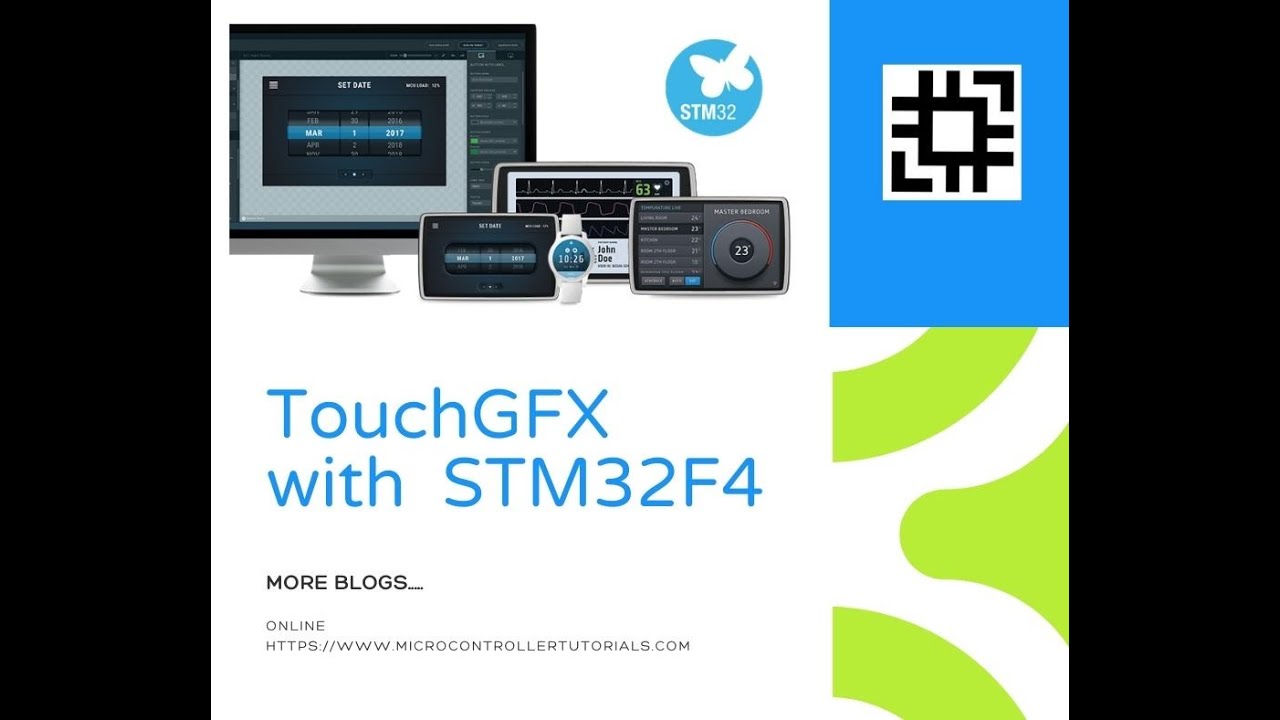 Touchgfx Tutorial With Stm32f4 Discovery Board Youtube