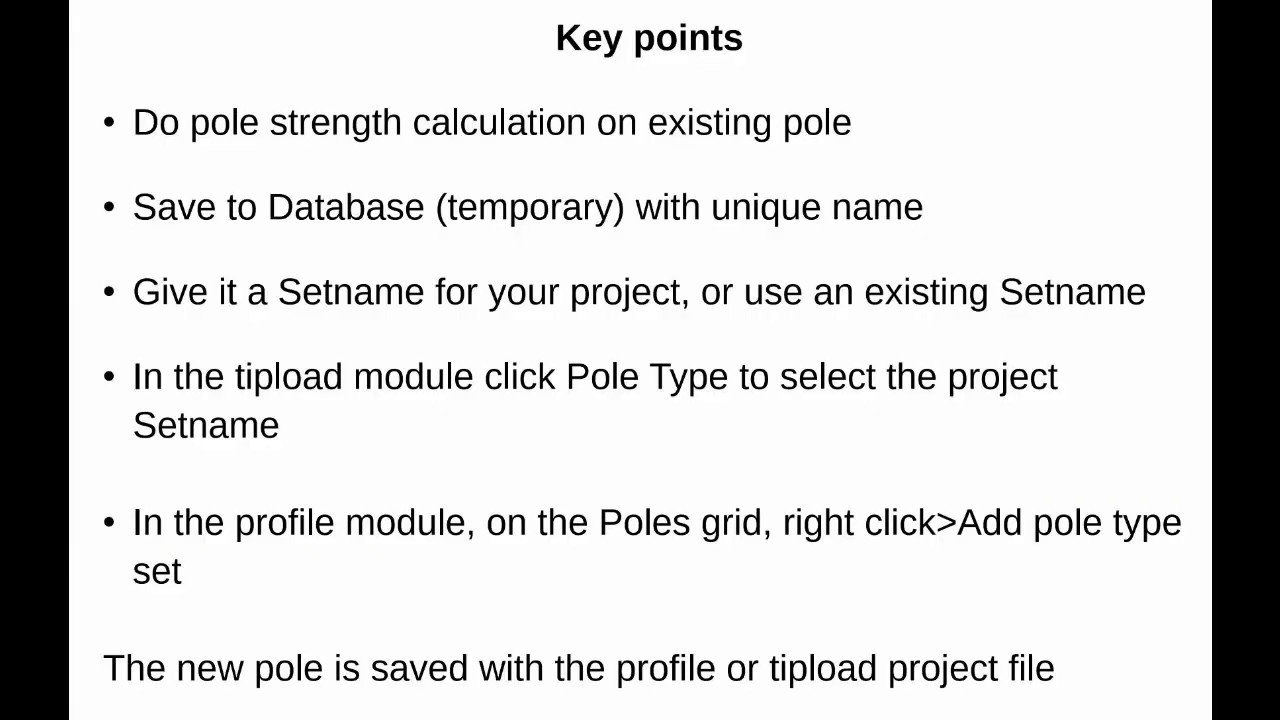Creating And Using Pole Types Youtube