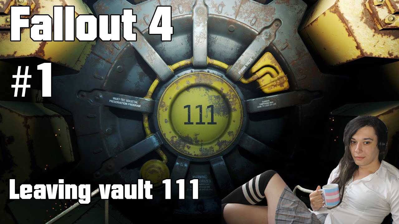 Fallout 4 Playthrough Part 1 Leaving Vault 111 Youtube