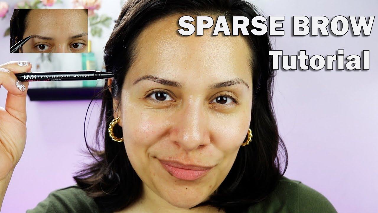 Sparse Eyebrows Tutorial Fuller Looking Brows Youtube