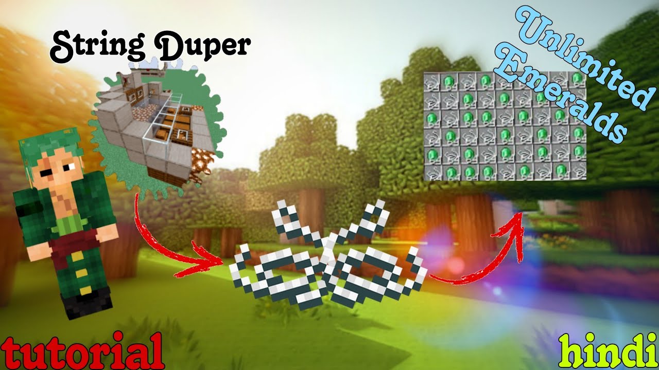 How To Make String Duper Unlimited Emeralds Working 1 16 1 20