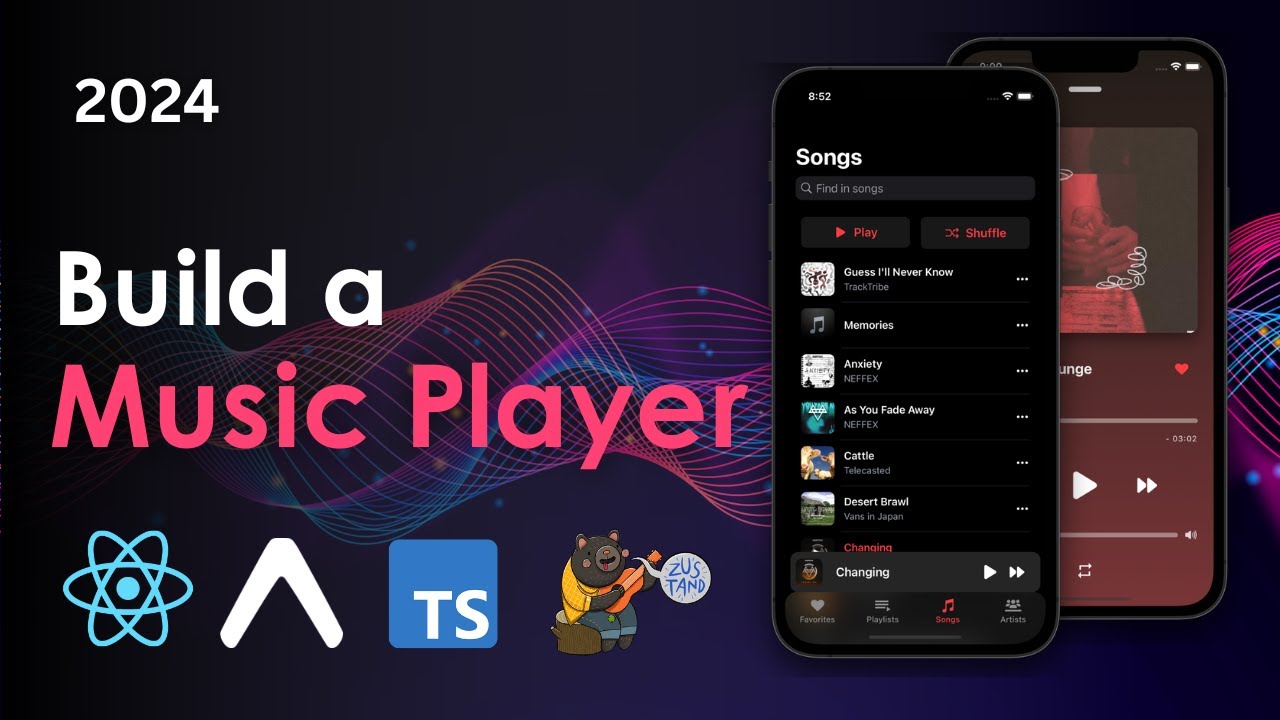 Build A Music Player App With React Native Expo Typescript And