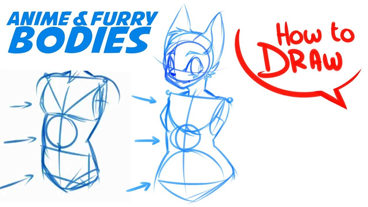 How To Draw Anime Furry Bodies Youtube