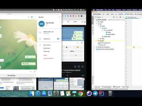 Java Telegram Bot Lesson 2 Keyboardbutton Youtube
