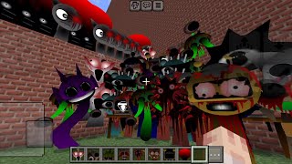 Sprunki Phase 1 7 Simon Incredibox Mod In Maze In Minecraft Pe