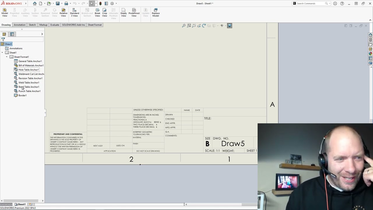 Solidworks Tips Titleblocks And Sheetformats Youtube