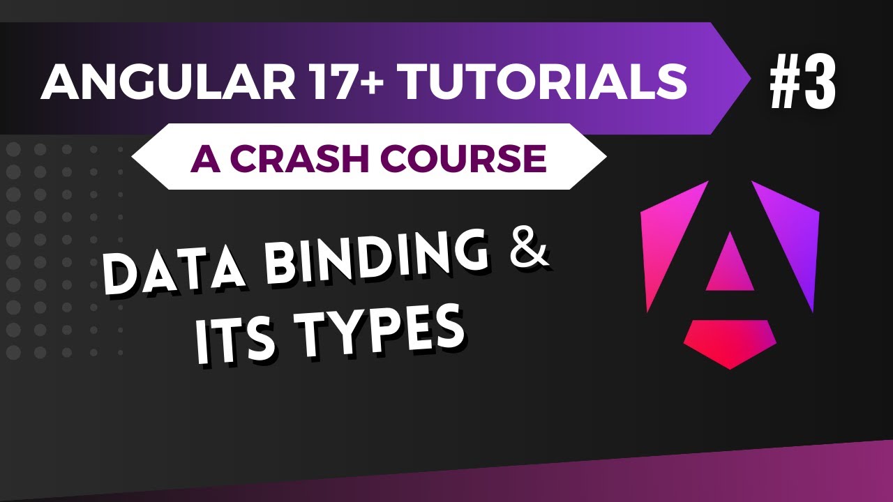 Angular 17 Tutorial Data Binding And Its Types 3 Youtube