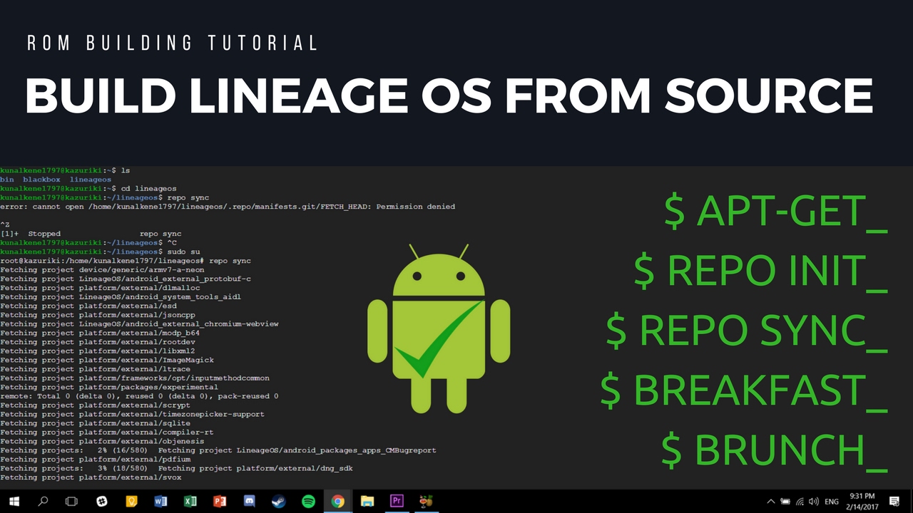 Tutorial Build Lineage Os From Source Custom Rom Build Guide Youtube