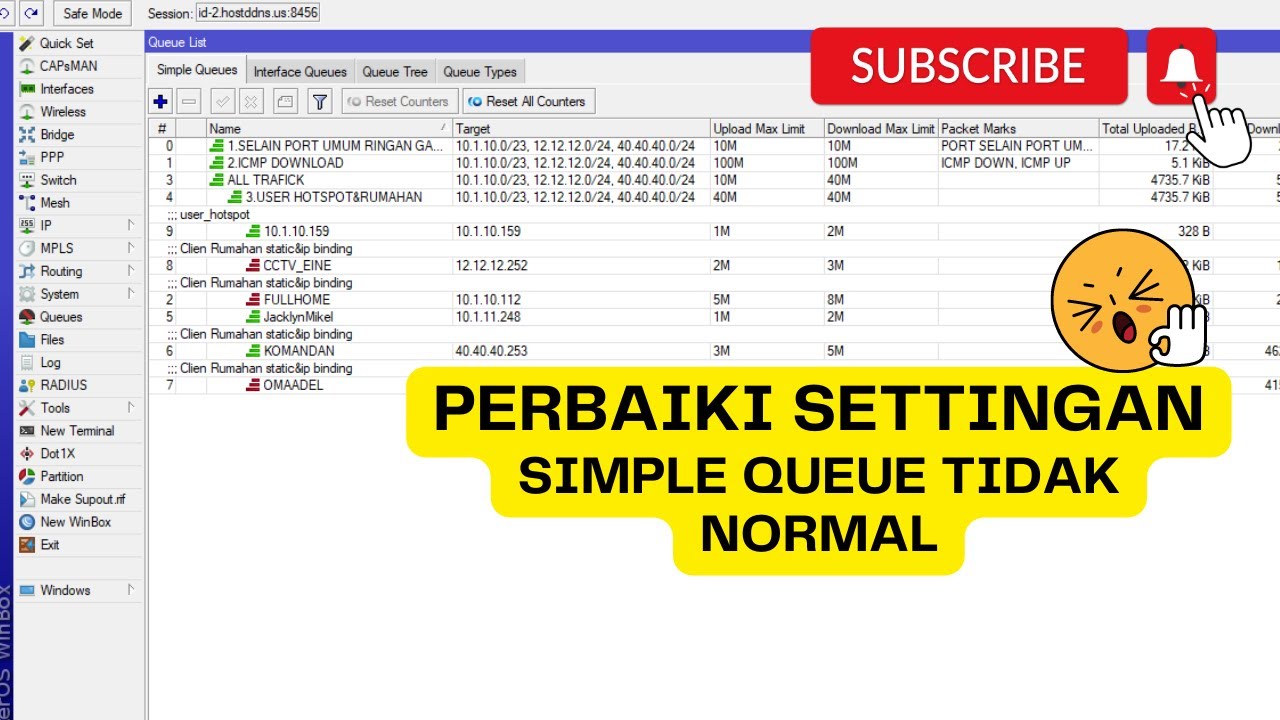 Simple Queue Tidak Normal Youtube