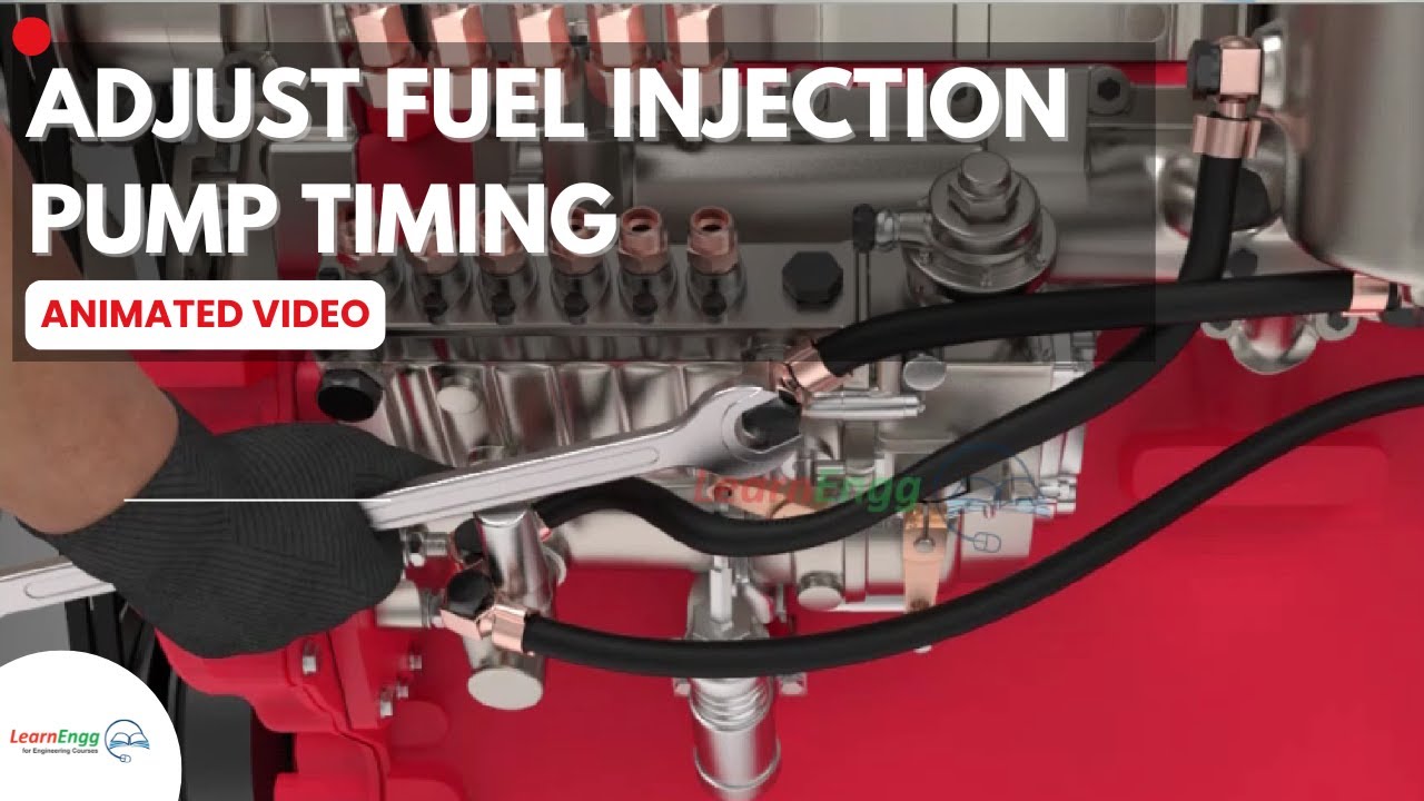 Set And Adjust Fuel Injection Pump Timing Animated Explanation