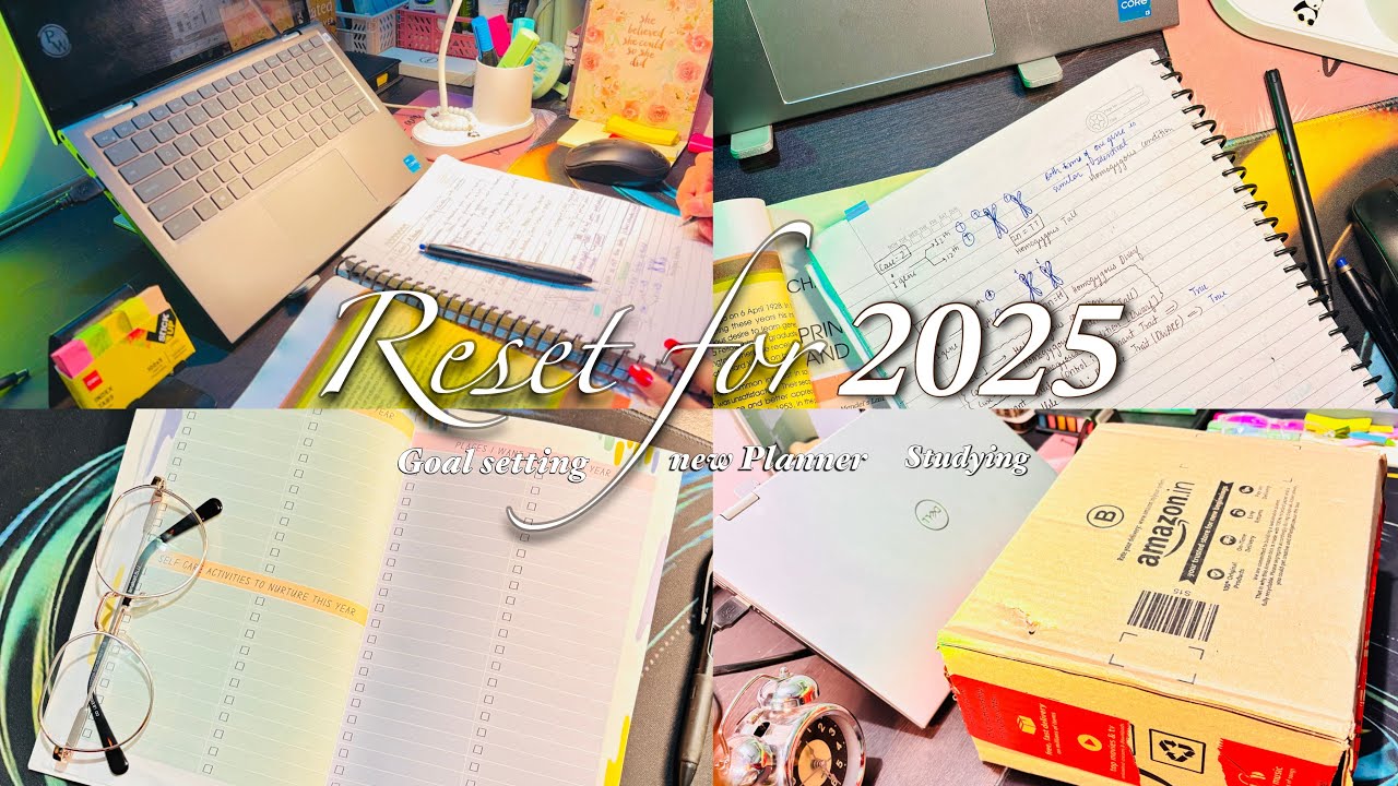 Study Vlog вђћвђ в љлљрџ њ Goals Setting Got A Planner Unboxing Studying