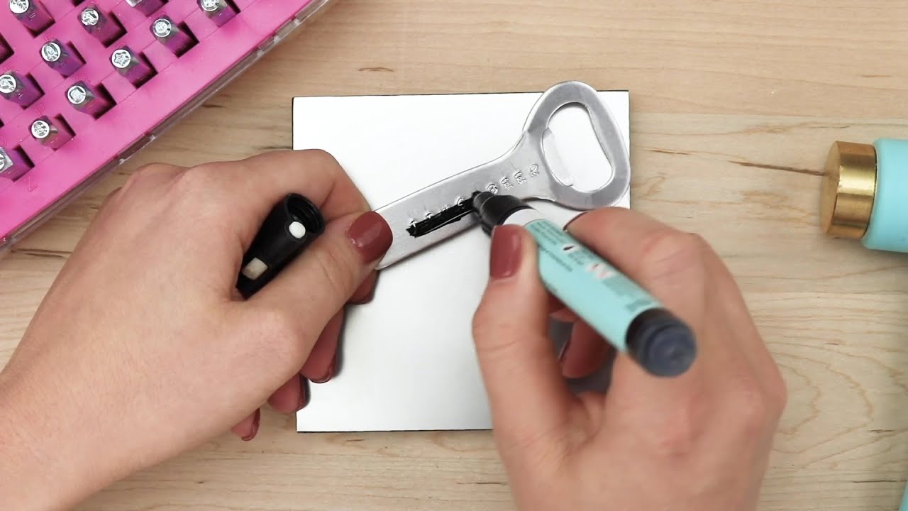 Impressart Stamp Enamel Technique Video Hand Stamping Youtube
