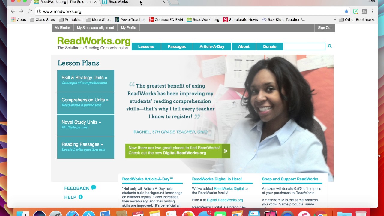 Readworks Walkthrough Youtube